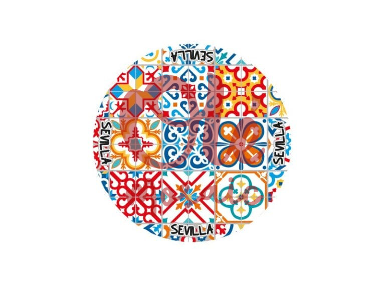Ceramic Coaster. Mosaic. Seville. | Olé Mosaic